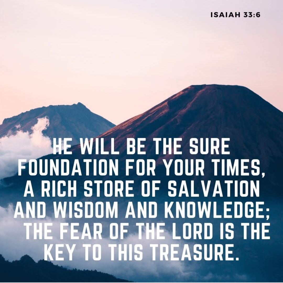 The LORD, our sure foundation – Ronnie's Thoughts